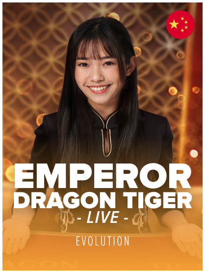 Emperor Dragon Tiger Live Casino Game by Evolution - Stake.com