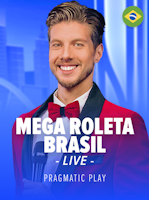 Mega Roulette - Brazilian Live Casino Game por Pragmatic Play - Stake.com