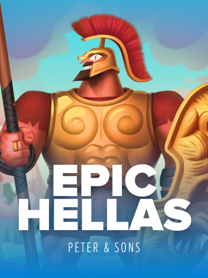 Epic Hellas Slot Game por Peter & Sons - Stake.com