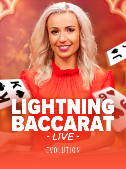 Lightning Baccarat by Evolution - Play Live Casino at Stake