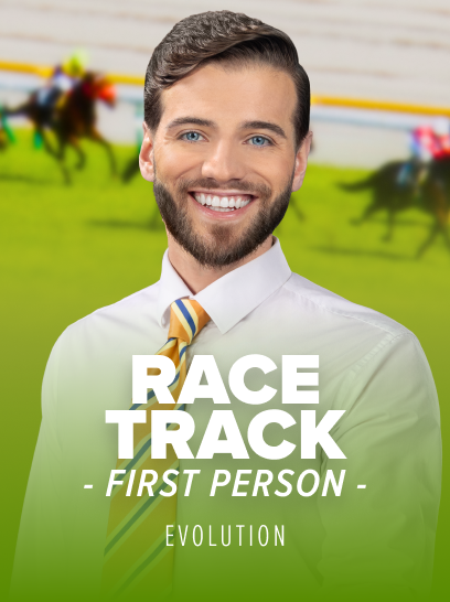 First Person Race Track Social Casino Game by Evolution - Stake.us