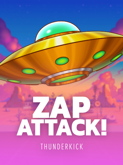 Zap Attack! Slot Game por Thunderkick - Stake.com