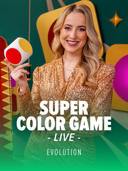 由 Evolution 提供的 Super Color Game Live Casino Game – Stake.com