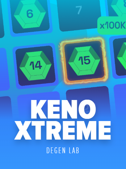 Keno Xtreme Social Casino Game by Degen Lab - Stake.us