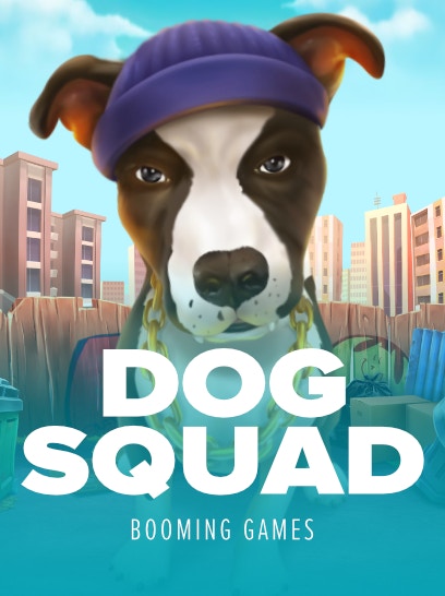 Dog Squad Slot Game por Booming Games - Stake.com