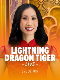 Lightning Dragon Tiger Live Dealer Game by Evolution - Stake.us