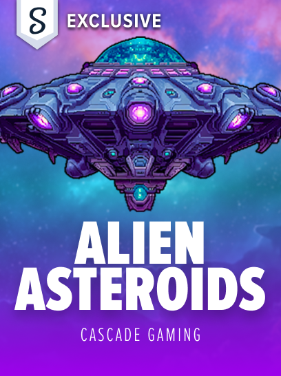 Alien Asteroids Casino Game par Cascade Gaming - Stake.com