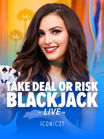 Take Deal or Risk Blackjack Live Dealer Game by ICONIC21 - Stake.us