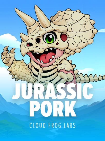 Jurassic Pork Free Slot Game by Cloud Frog Labs - Stake.us