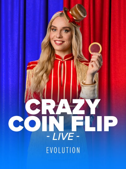 Crazy Coin Flip Live Casino Game by Evolution at Stake