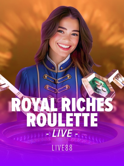 Royal Riches Roulette Live Dealer Game by Live88 - Stake