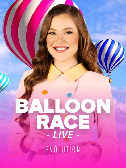 Balloon Race Live Casino Game por Evolution - Stake.com