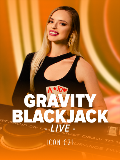 Gravity Blackjack Live Dealer Game Online - ICONIC21